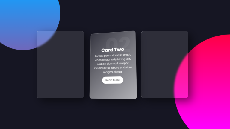 How To Create Glass Or Mirror Effect By HTML And CSS