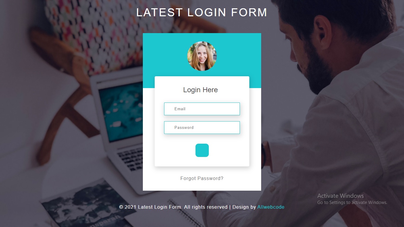 Login Form in HTML and CSS || Creative Networks