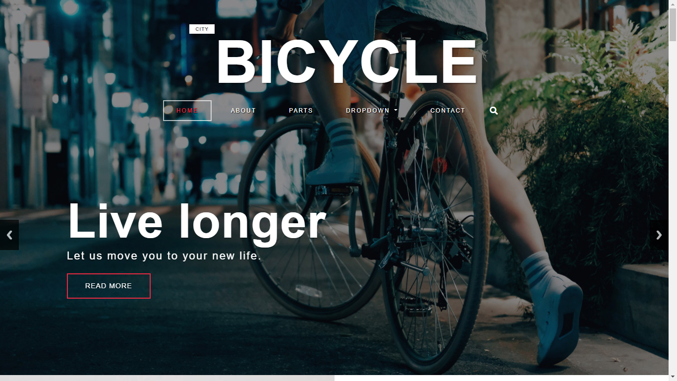 Download Bicycle Website Template Download Bicycle Website Template