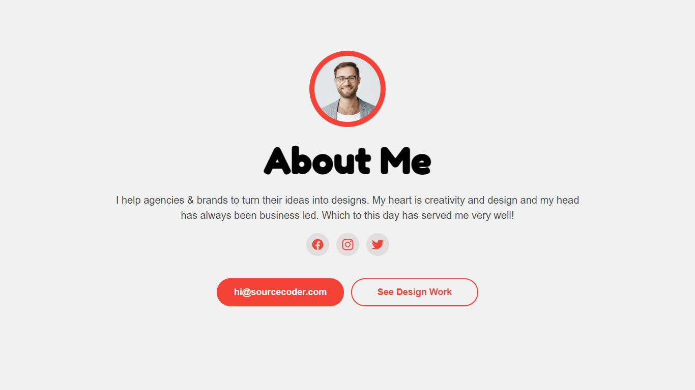 About Us Page In HTML And CSS With Source Code
