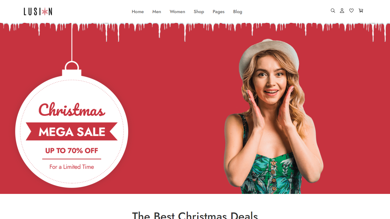 E Commerce Website Template In HTML And CSS
